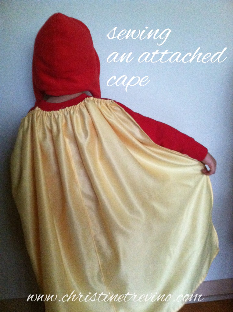 Sewing an Attached Cape - Christine Trevino